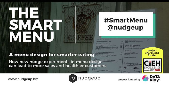 Restaurant menu nudge | Data Plymouth